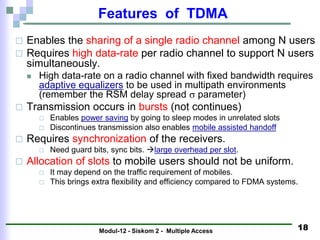 Modul-12 Siskom2 Multiple Access FDMA TDMA UL.ppt
