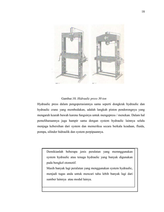 Modul Sistem Hydraulic | DOCX