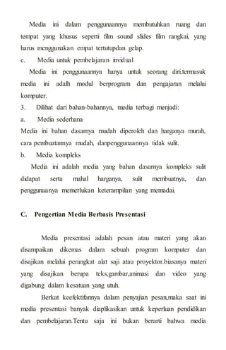 modul pembelajaran multimedia presentasi | PDF