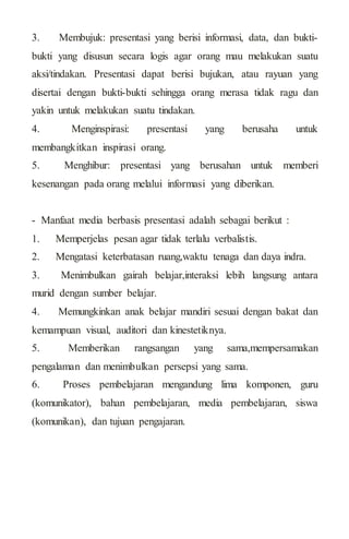 modul pembelajaran multimedia presentasi | PDF