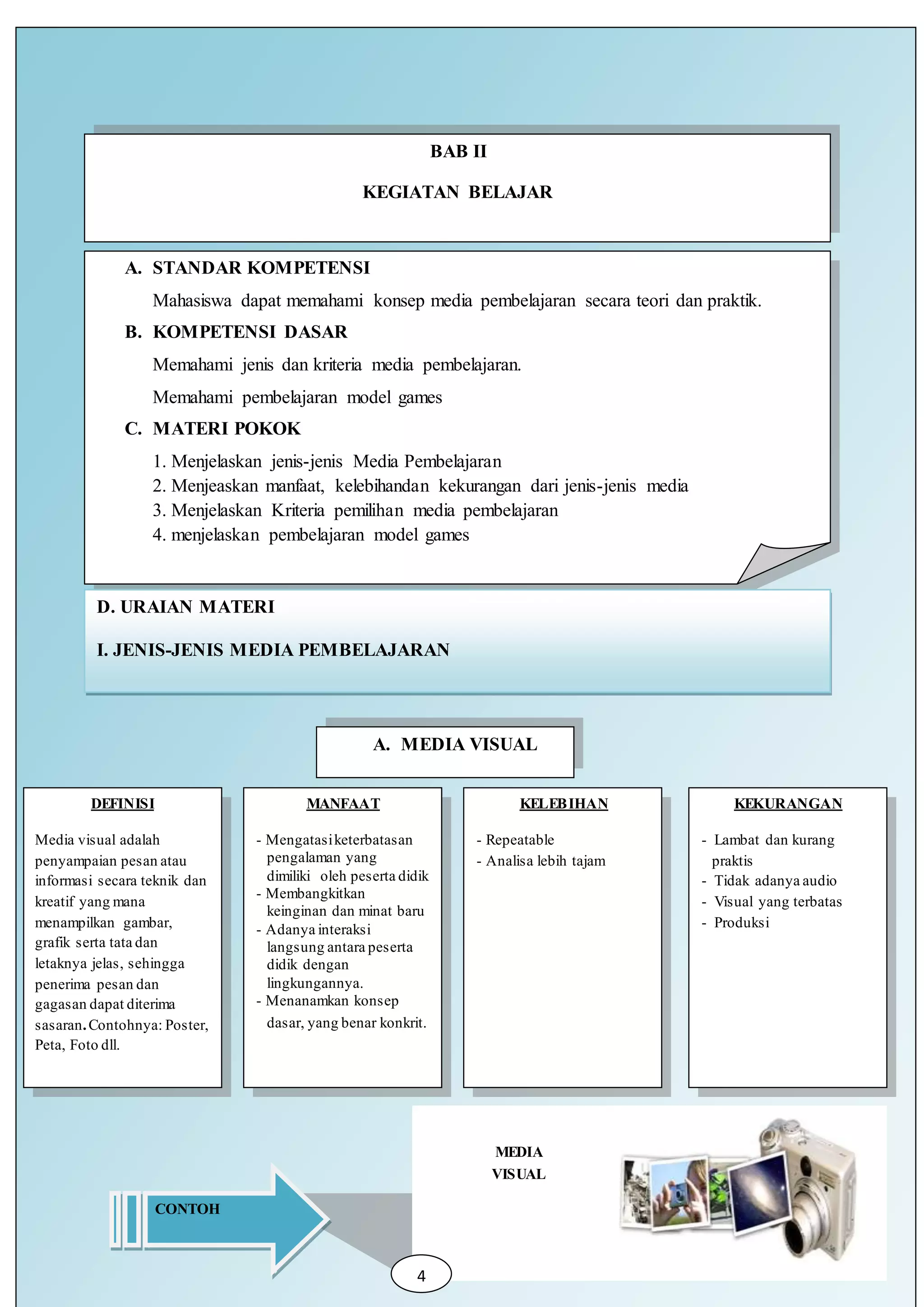 Modul MEDIA PEMBELAJARAN | DOCX