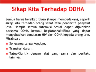 Modul 15 dukungan terhadap odha | PPSX
