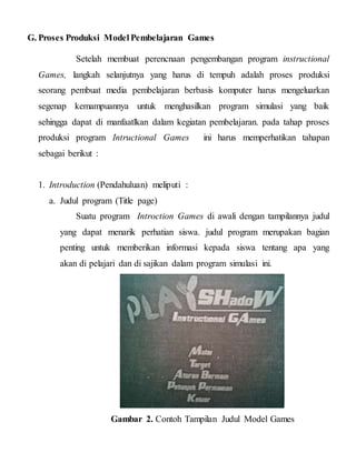 Model Pembelajaran Games | PDF