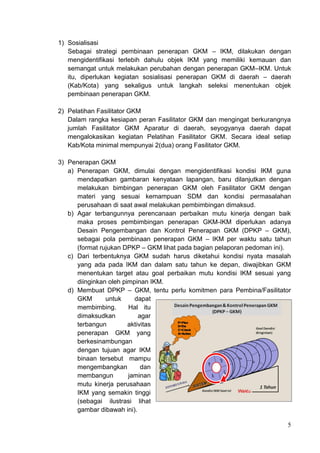 Kebijakan Pengembangan PMT - GKM | PDF