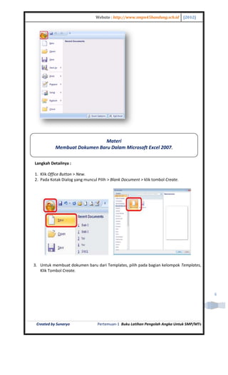 Modul 1 modul excel | PDF