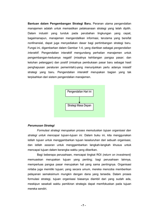 Sistem Pengendalian Manajemen :: Chapter 1 | DOC