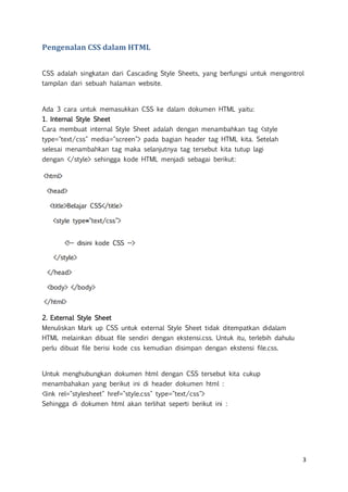 Modul 2-form html-css | PDF