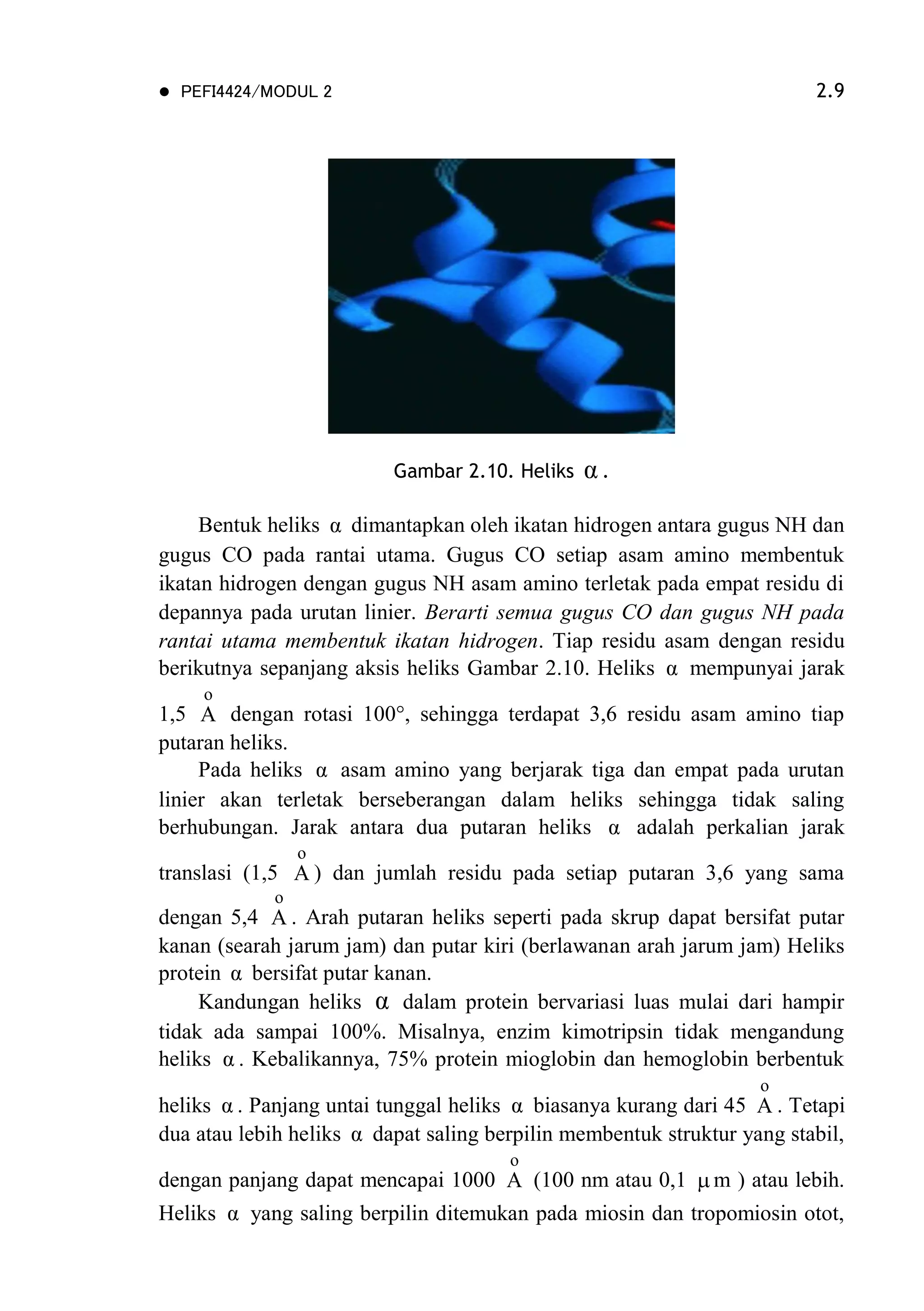 Modul 2-struktur-dan-fungsi-protein | PDF