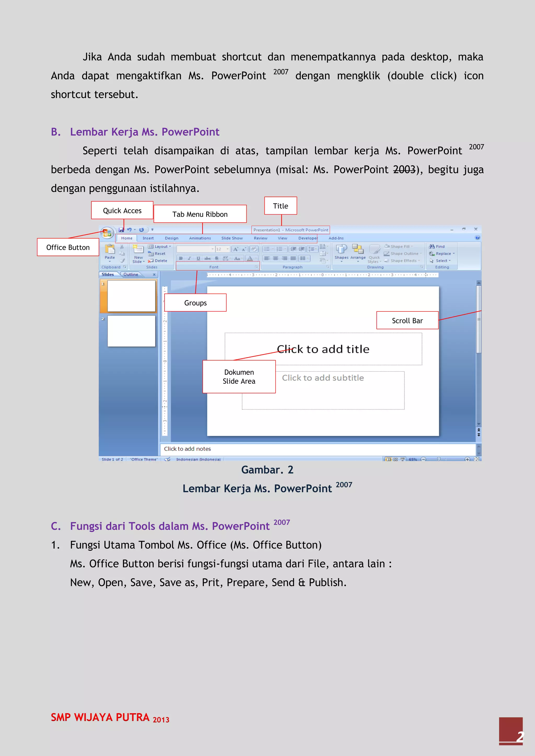 Modul power point 2007 | PDF