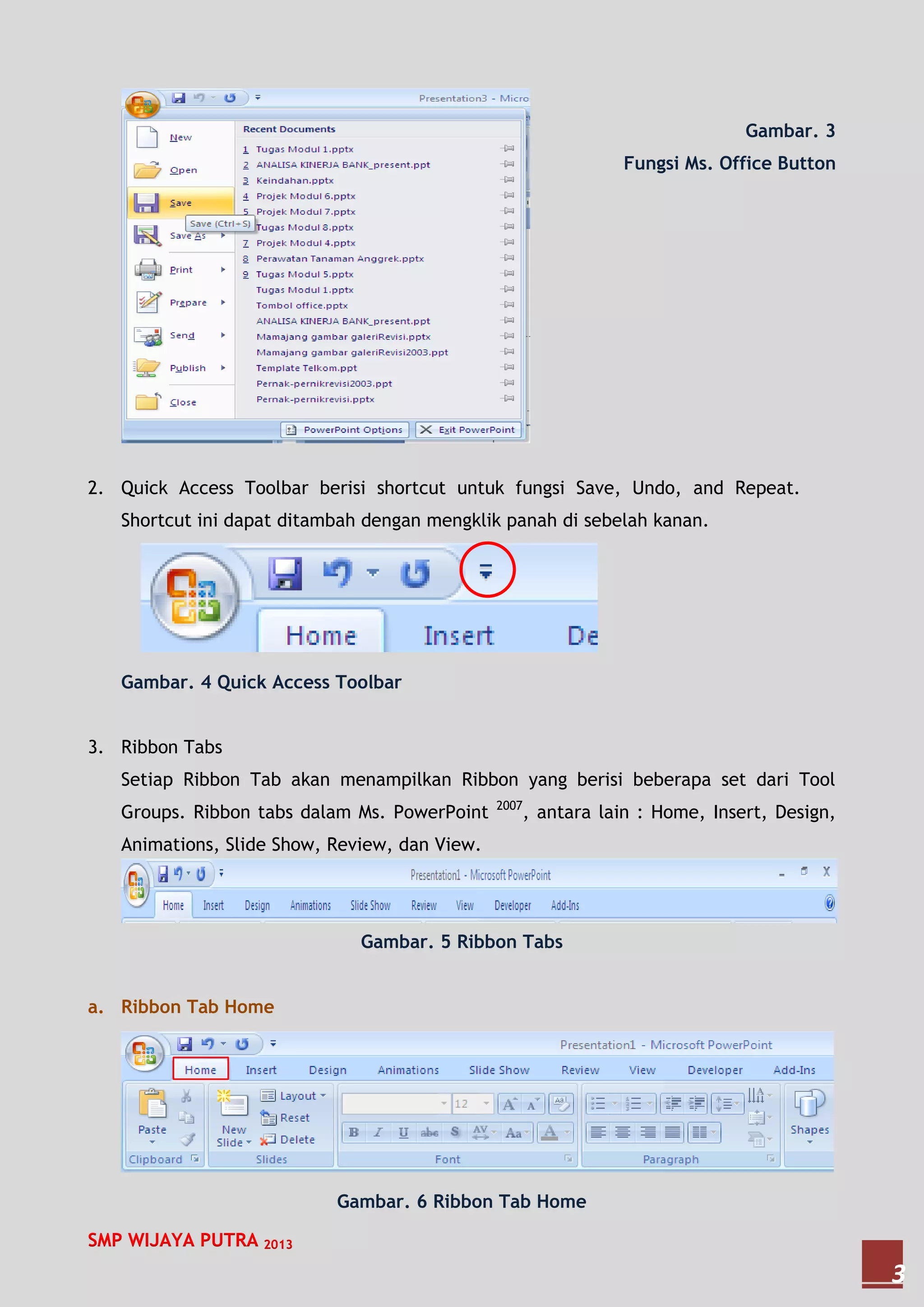 Modul power point 2007 | PDF
