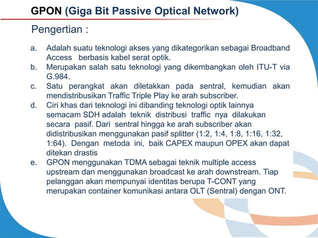 Modul 2 overview gpon | PPT