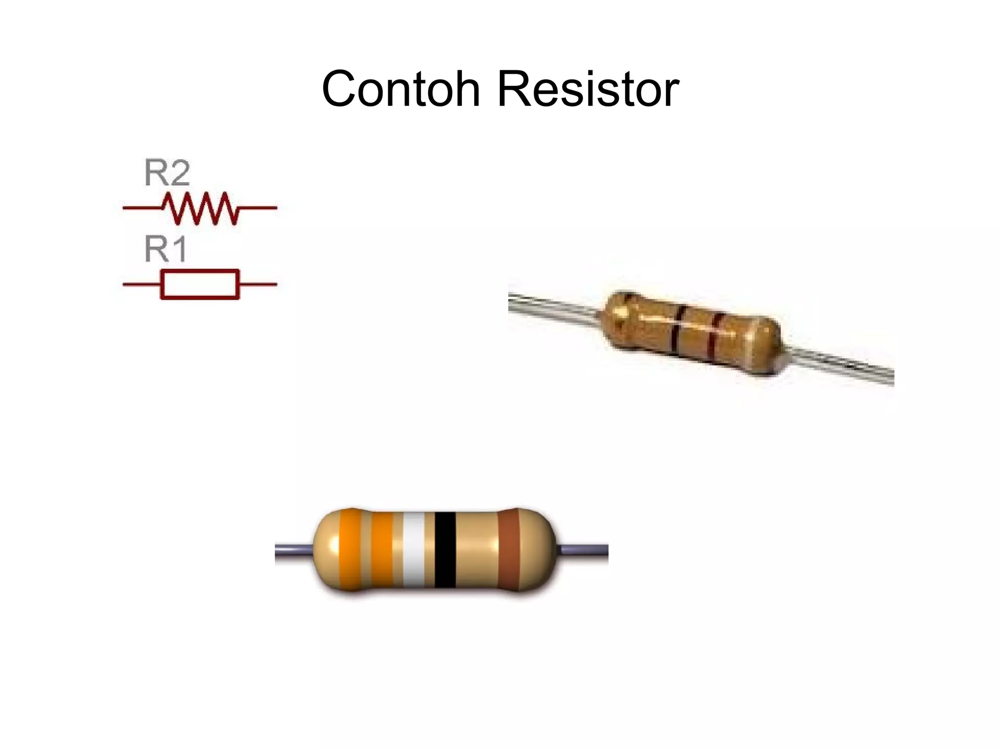 Resistor dan Kapasitor | PPT