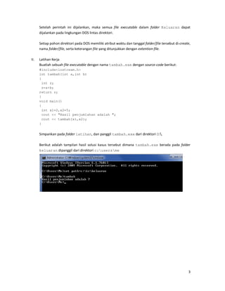 Modul 2-Praktikum DOS | PDF