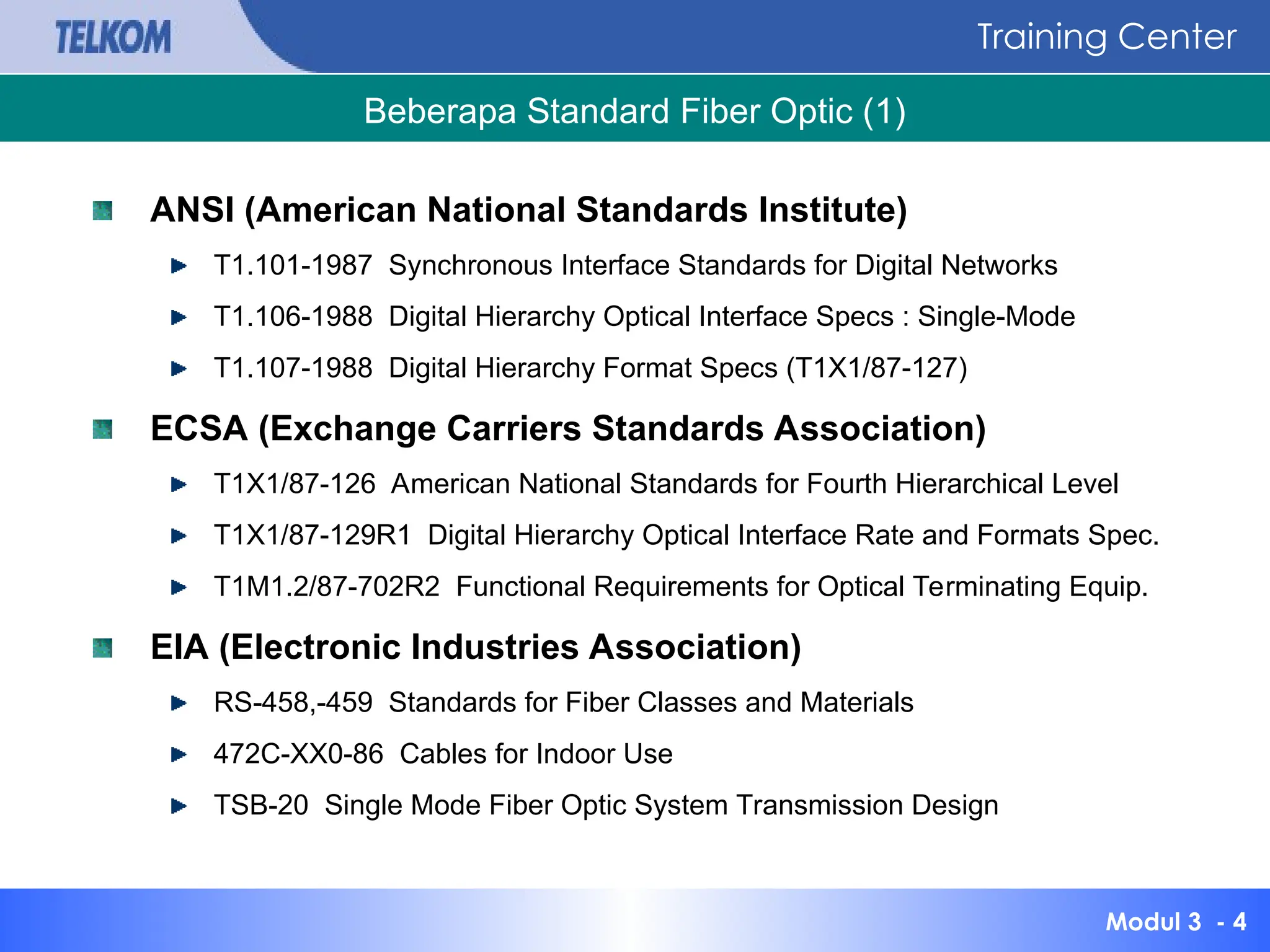 Standard and System Requirements for Optical Transmission System | PPT