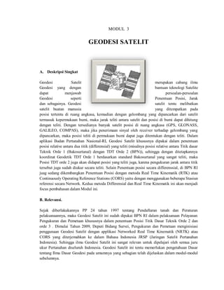 Modul 3-geodesi-satelit | PDF