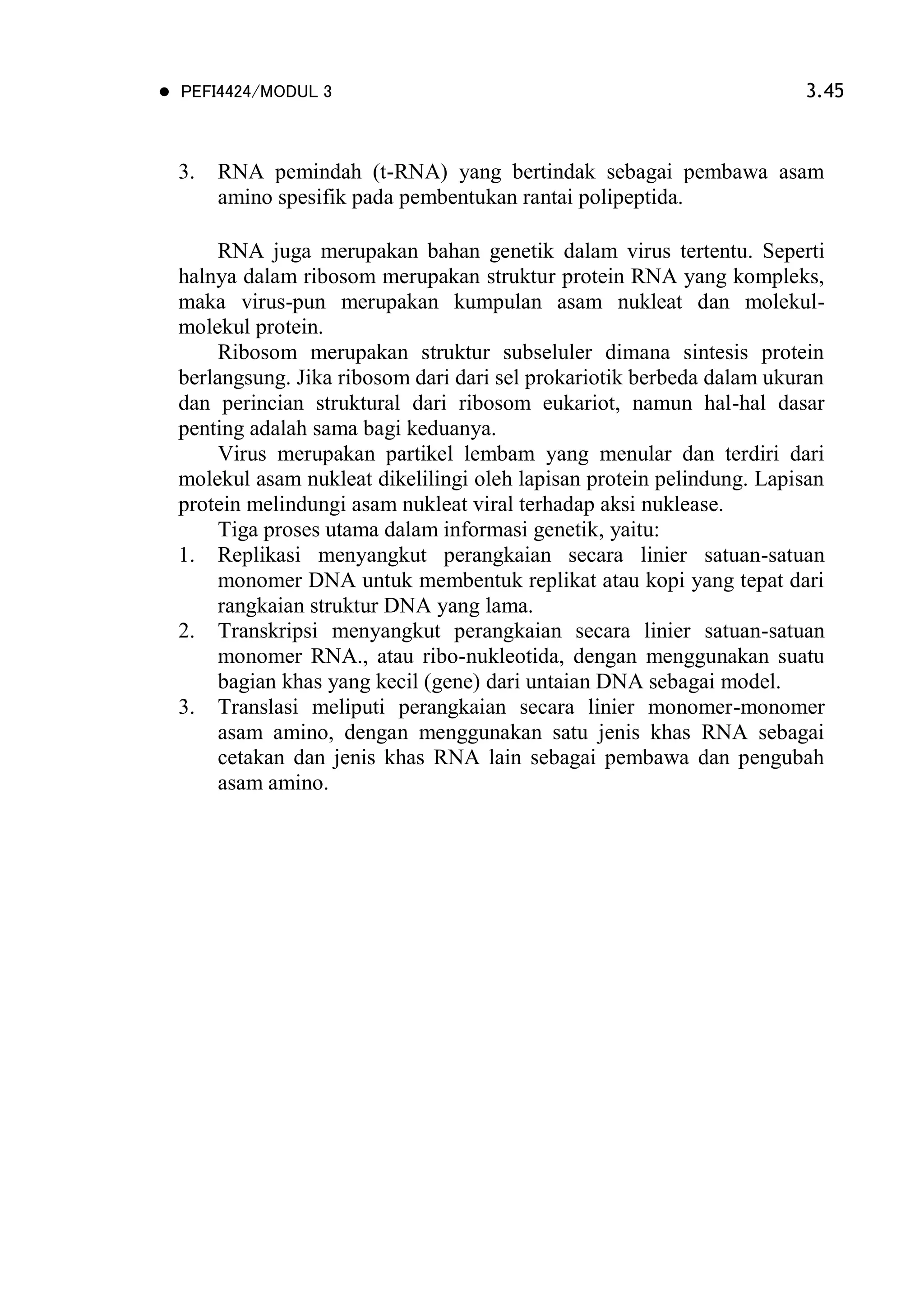 Modul 3-strukturdan-fungsi-dna-dan-rna1 | PDF