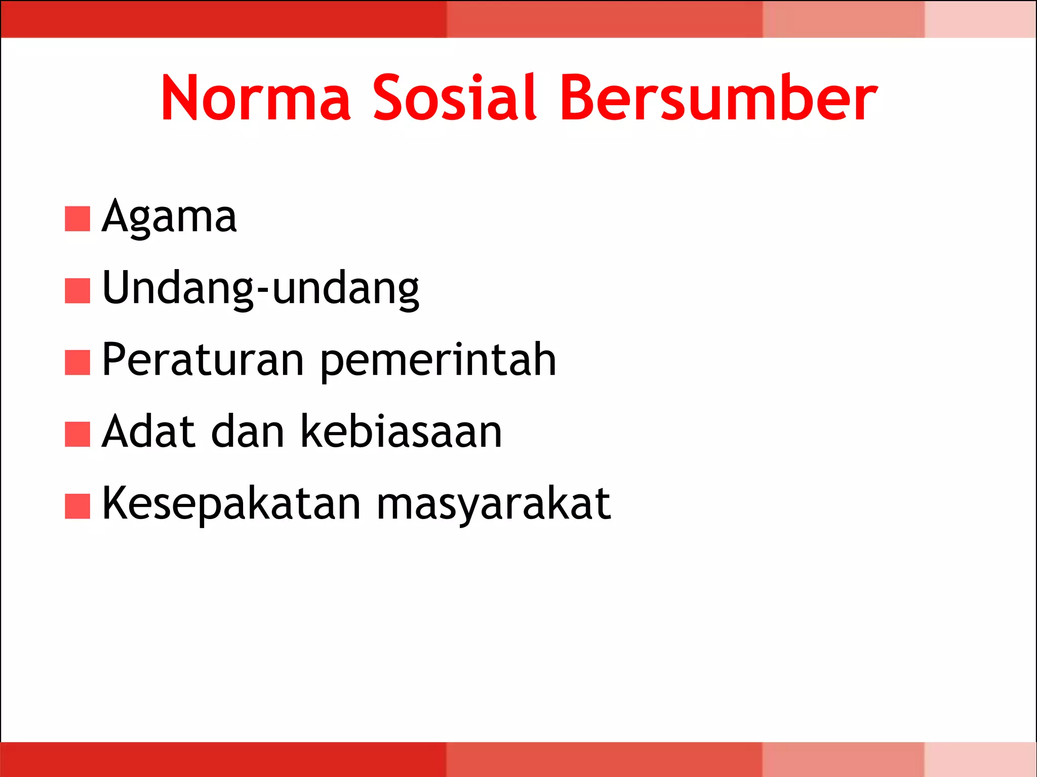 Modul 4 norma sosial | PPSX