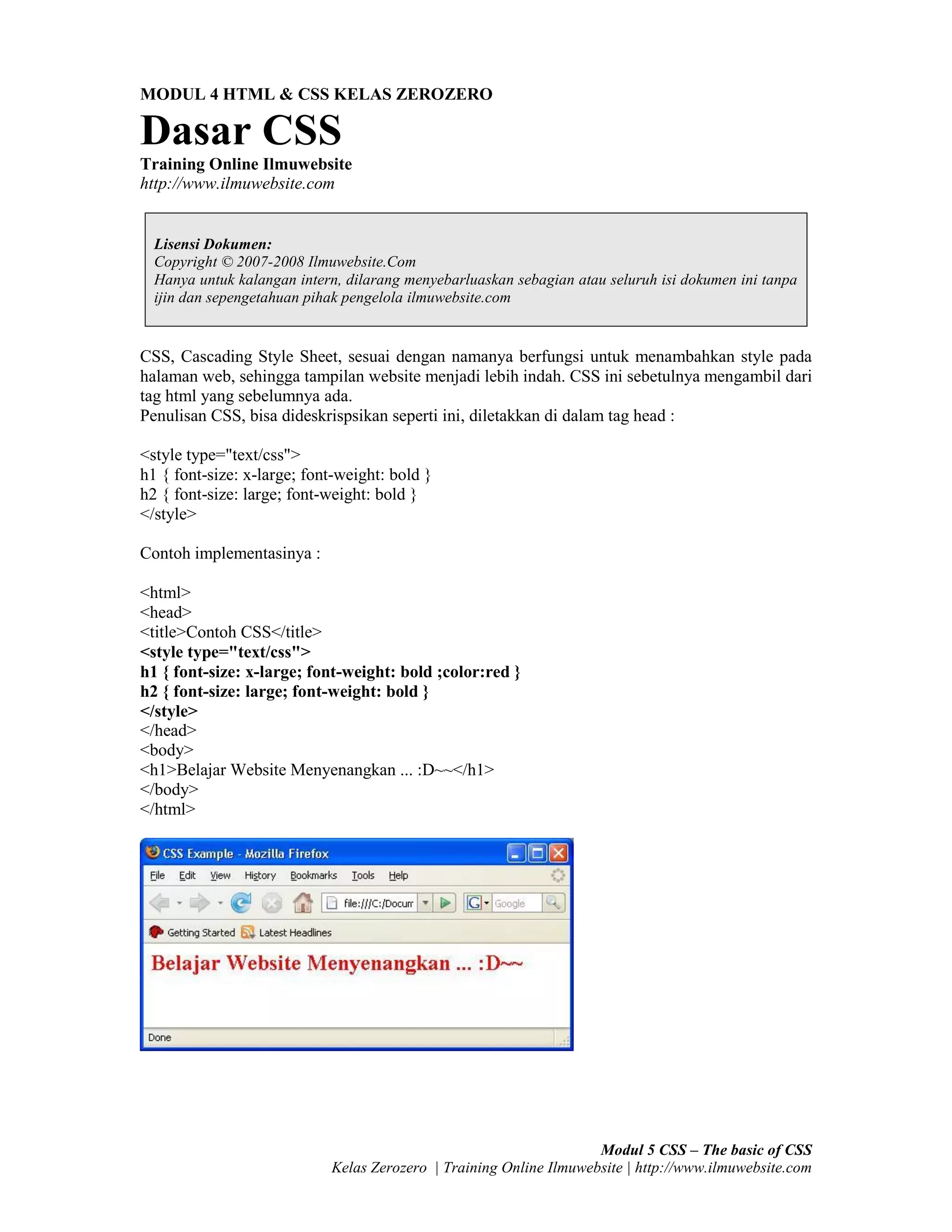 Modul 5-css-dasar-css | PDF