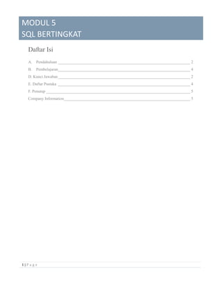 SQL bertingkat | PDF