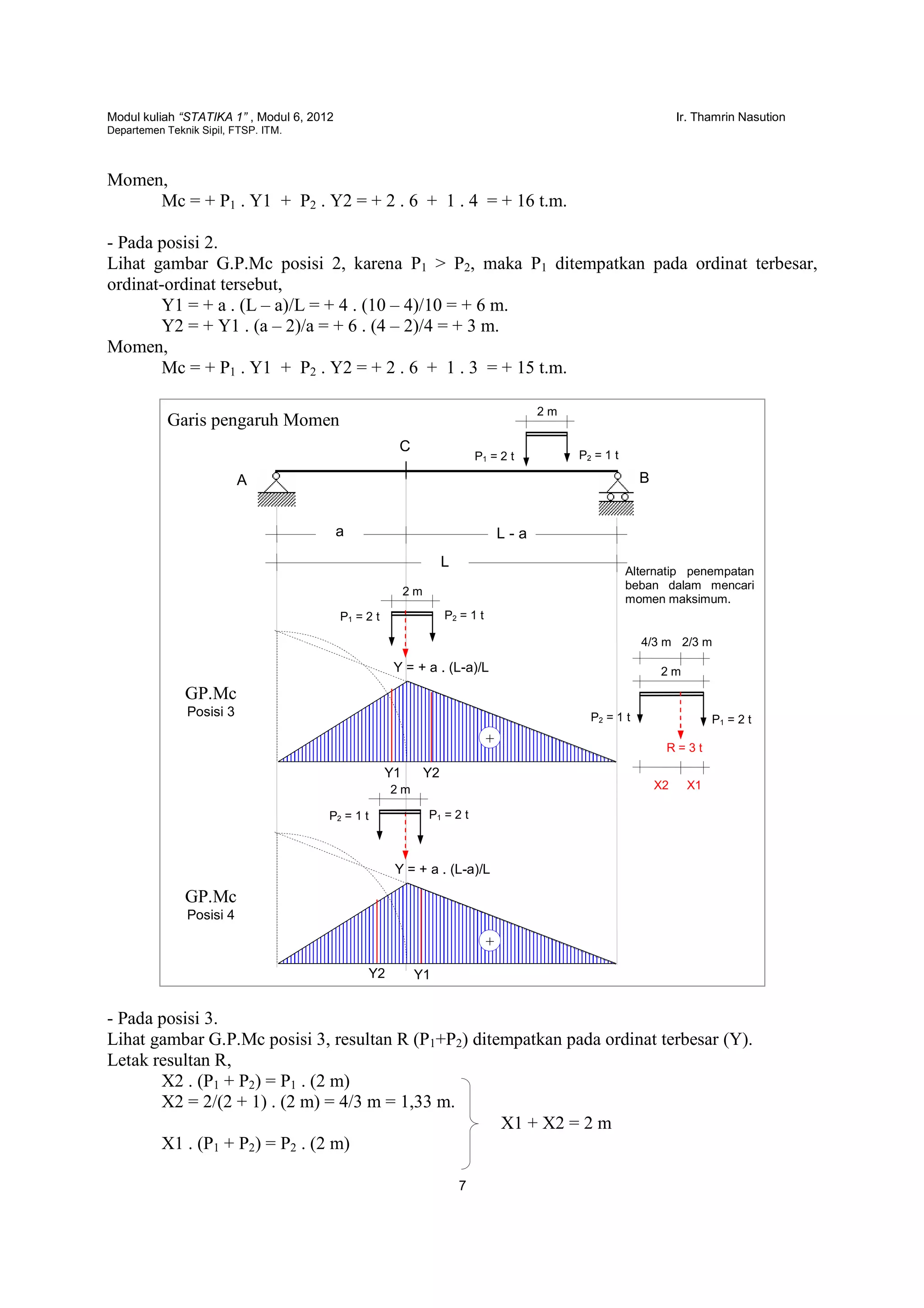 Modul 6-garis pengaruh | PDF