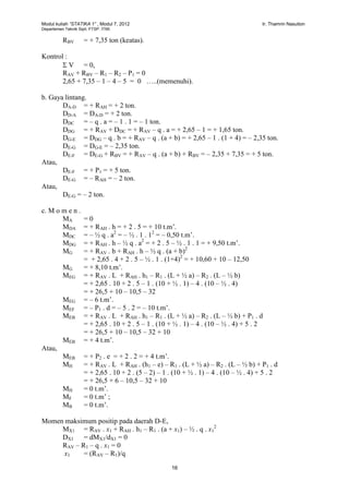 Modul 7-bangunan portal 2 | PDF