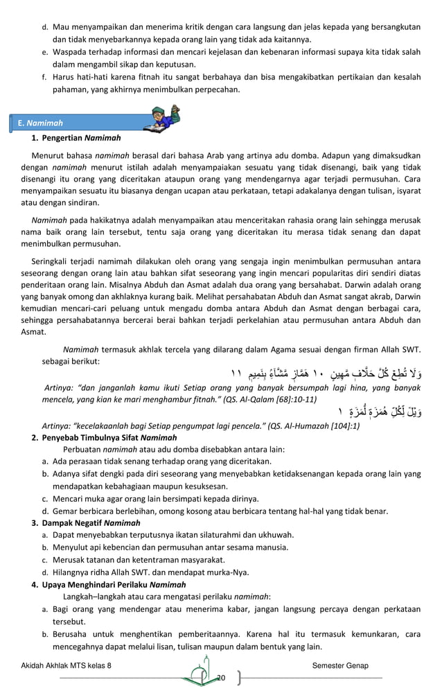 Modul ajar semester genap akidah akhlak kelas 8.pdf