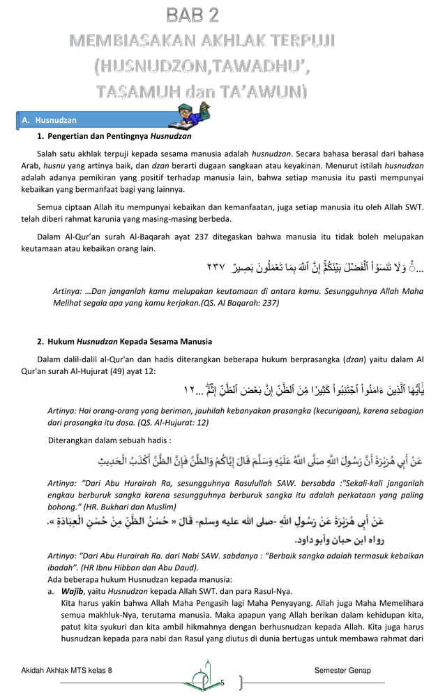 Modul ajar semester genap akidah akhlak kelas 8.pdf
