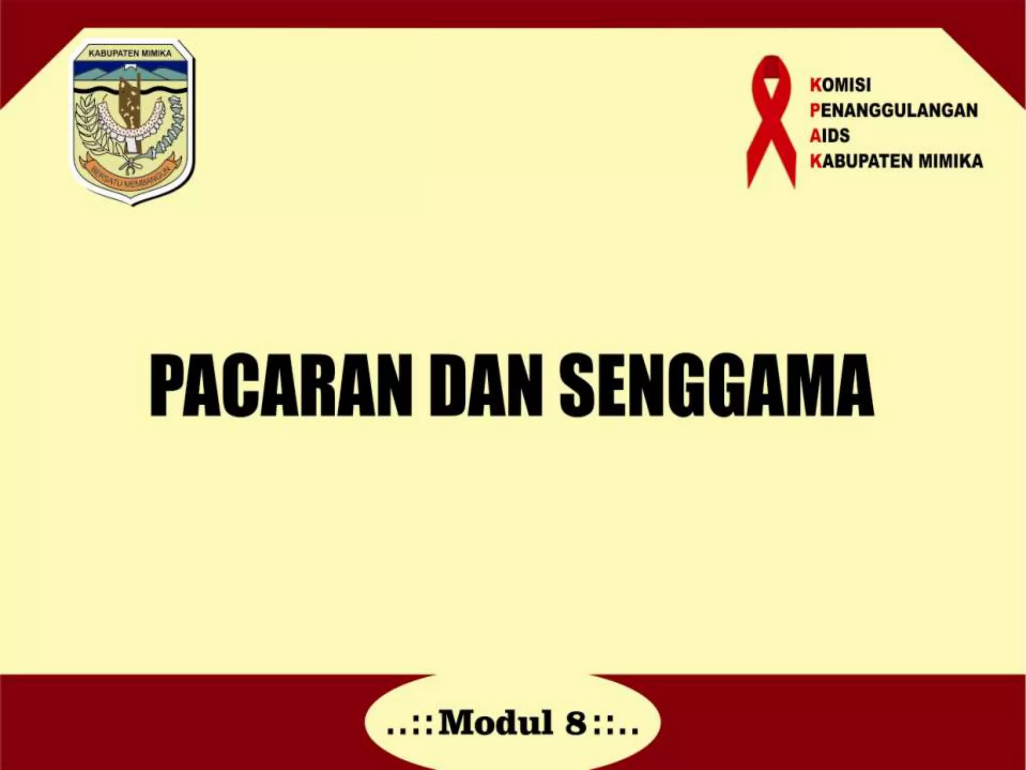 Modul 8 pacaran & senggama | PPSX