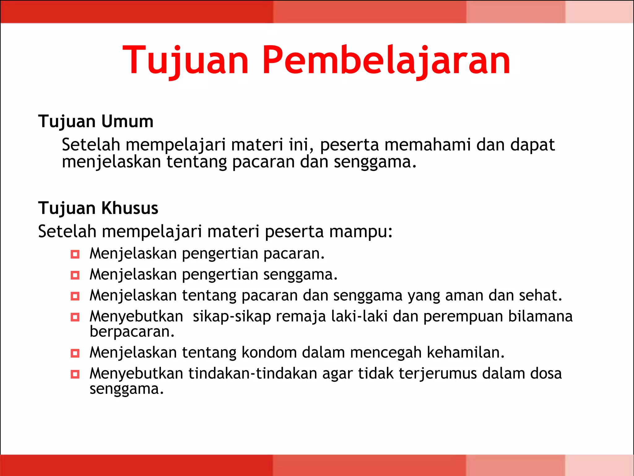 Modul 8 pacaran & senggama | PPSX