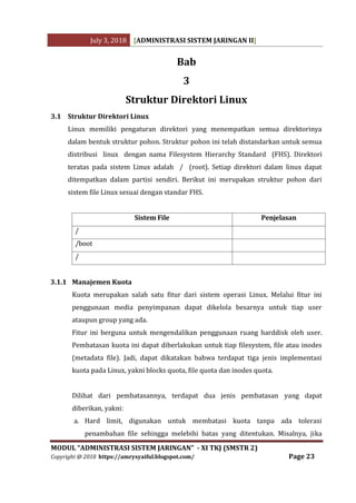 Modul administrasi sistem jaringan xi - 2 rev (self) | PDF