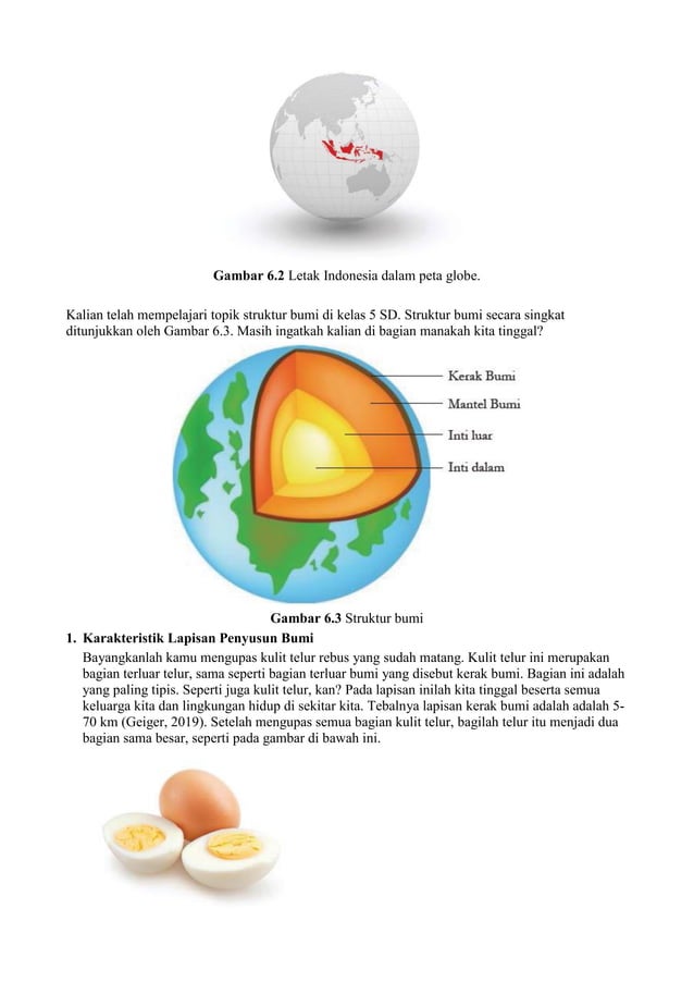 Modul Ajar Ipa kelas 8 Struktur Bumi dan perkembangannya | PDF