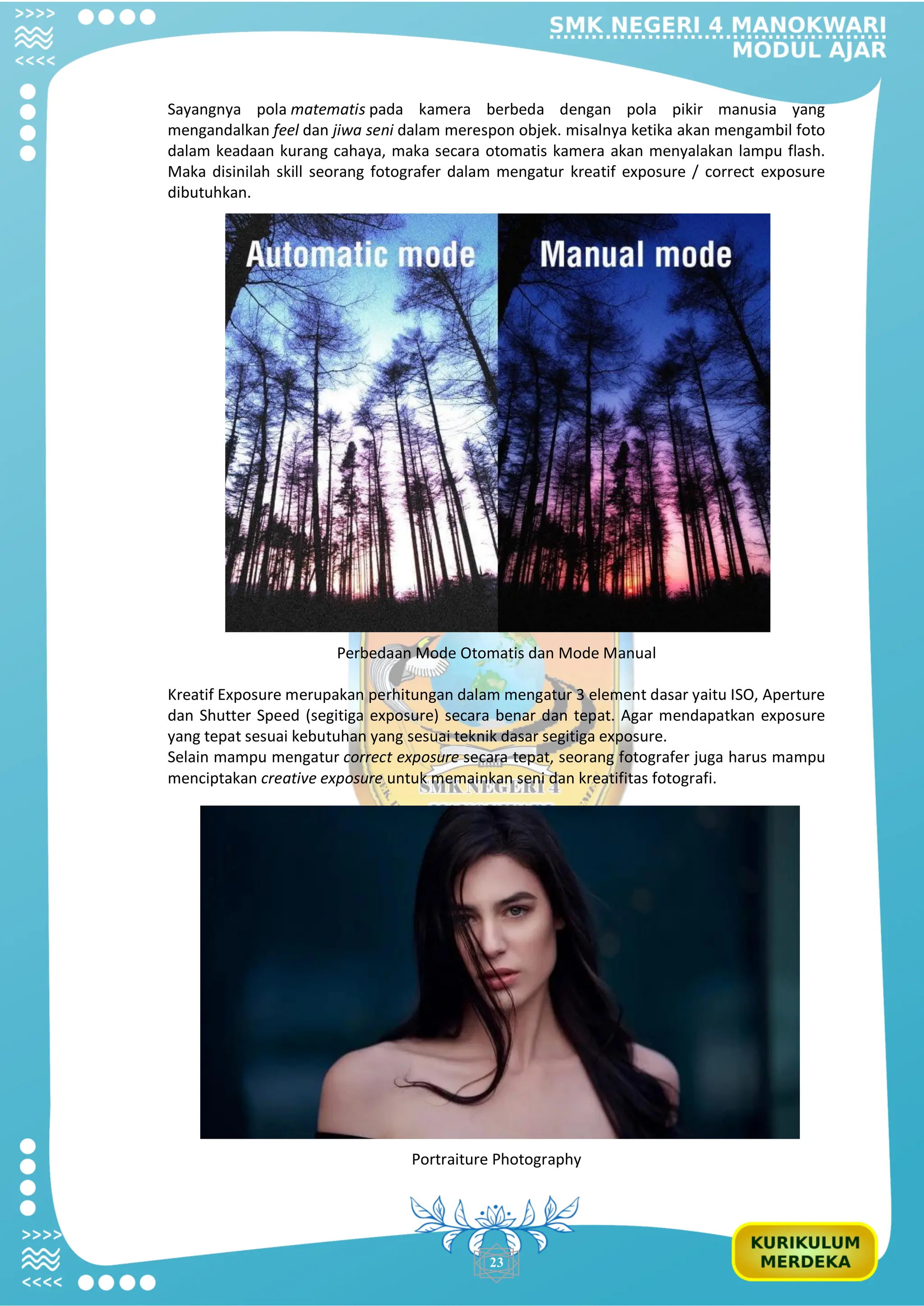Modul-Ajar-TriSaptoAdji tentang fotografi dasar | PDF