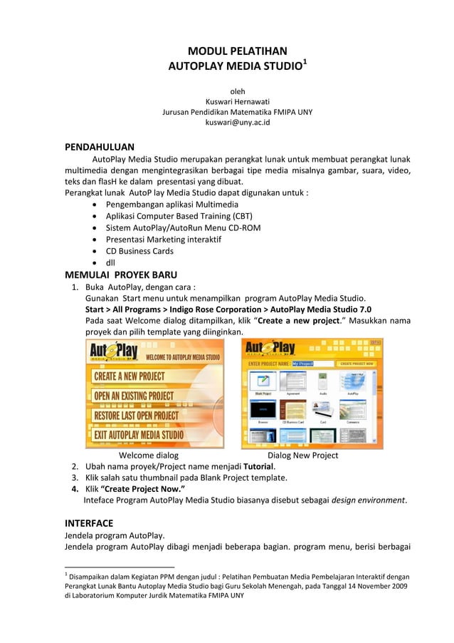 Modul autoplay-media-studio | PDF