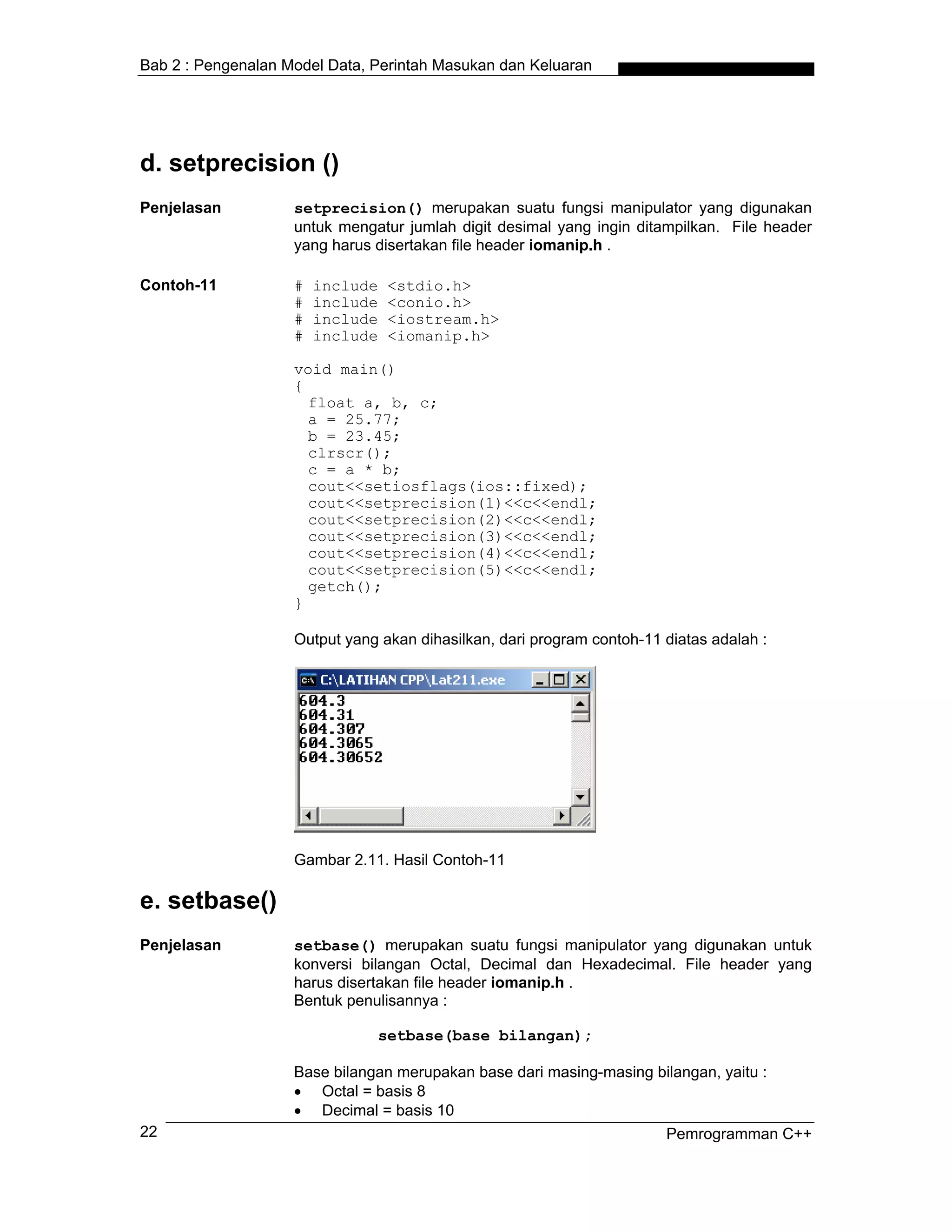 Modul c-revisi borland c++ | PDF