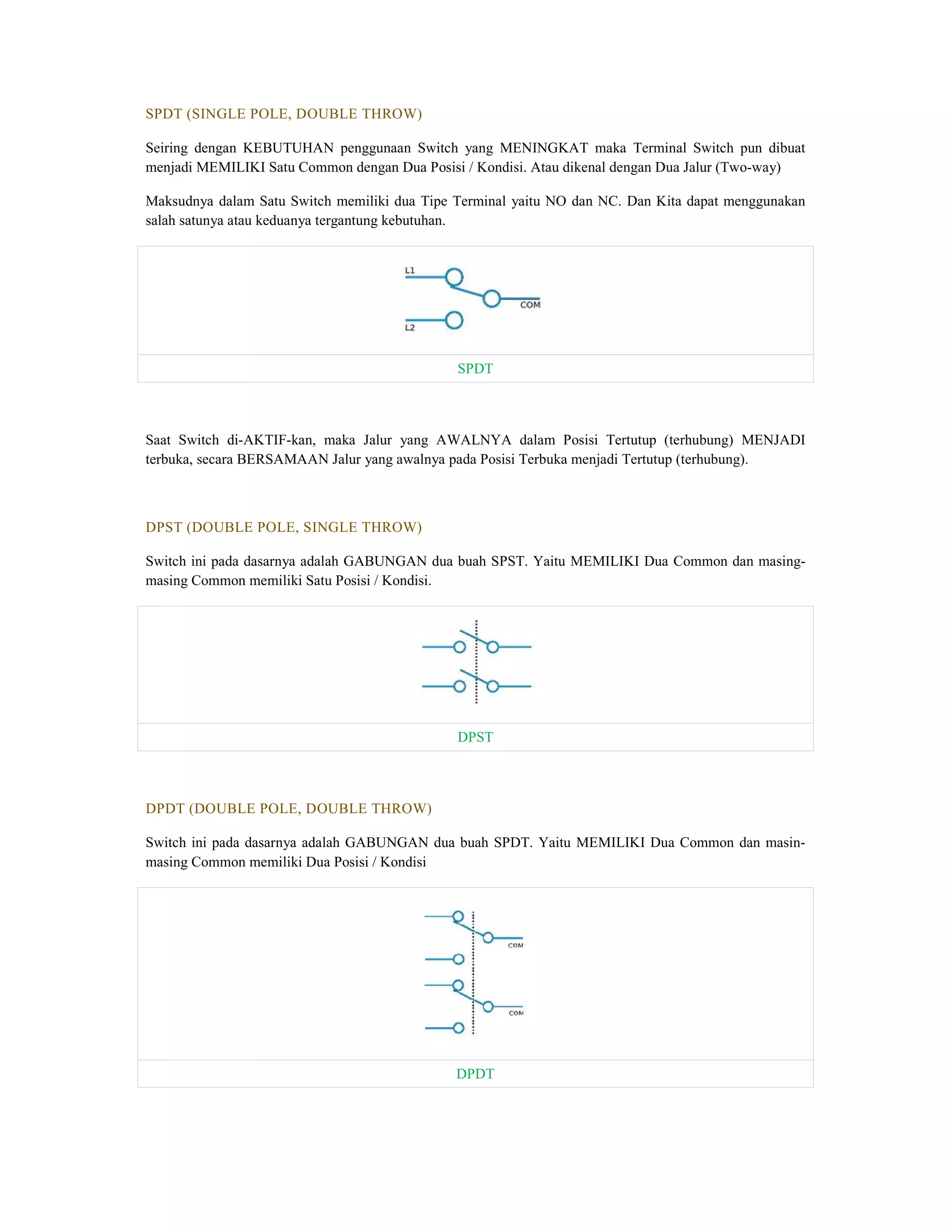 Modul cara menggunakan ohm meter dalam pengujian kontinyuitas saklar ...