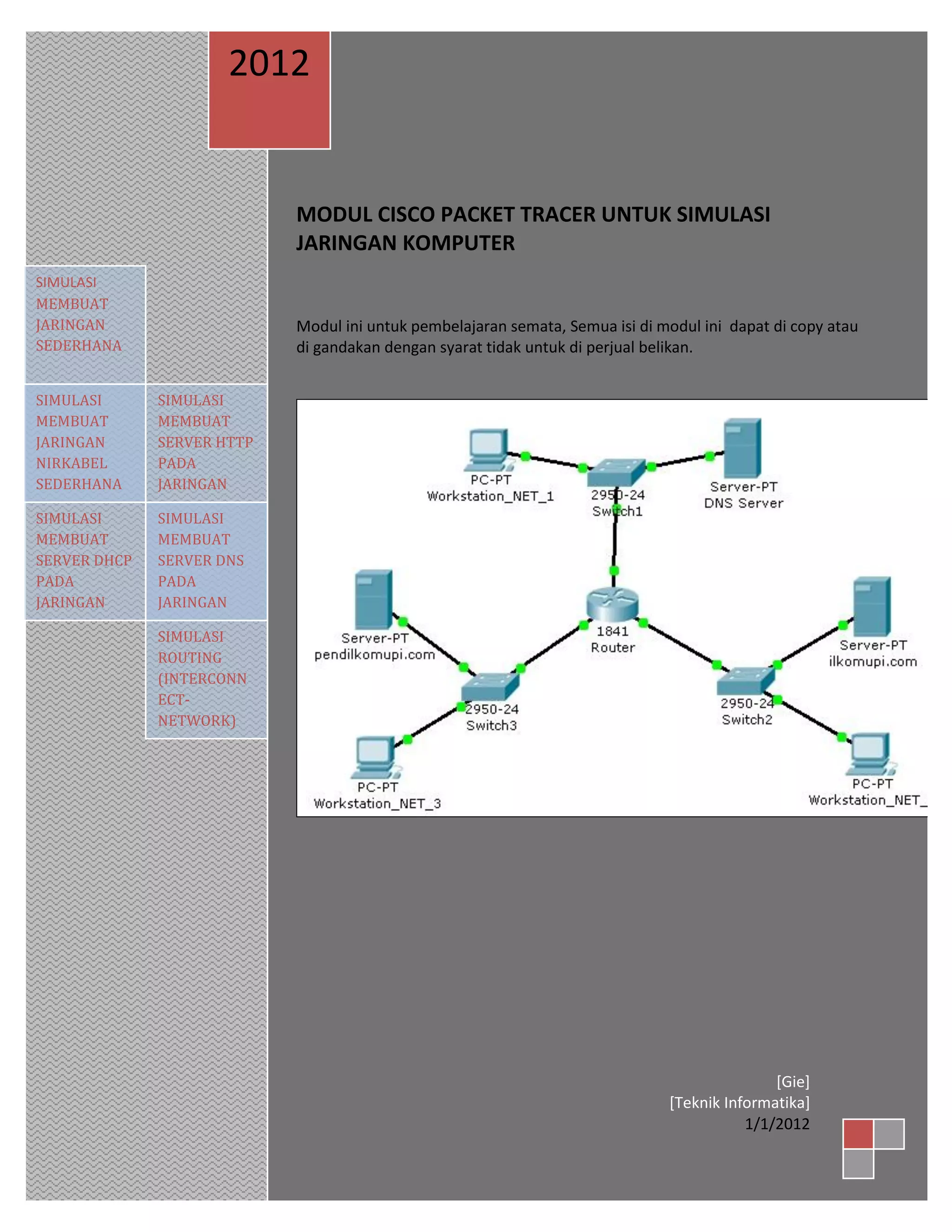 Modul cisco-packet-tracer | PDF