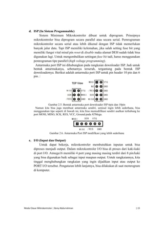 Modul dasar-mikrokontroler-bab-ii-kebutuhan-hardware-at mega16 | PDF