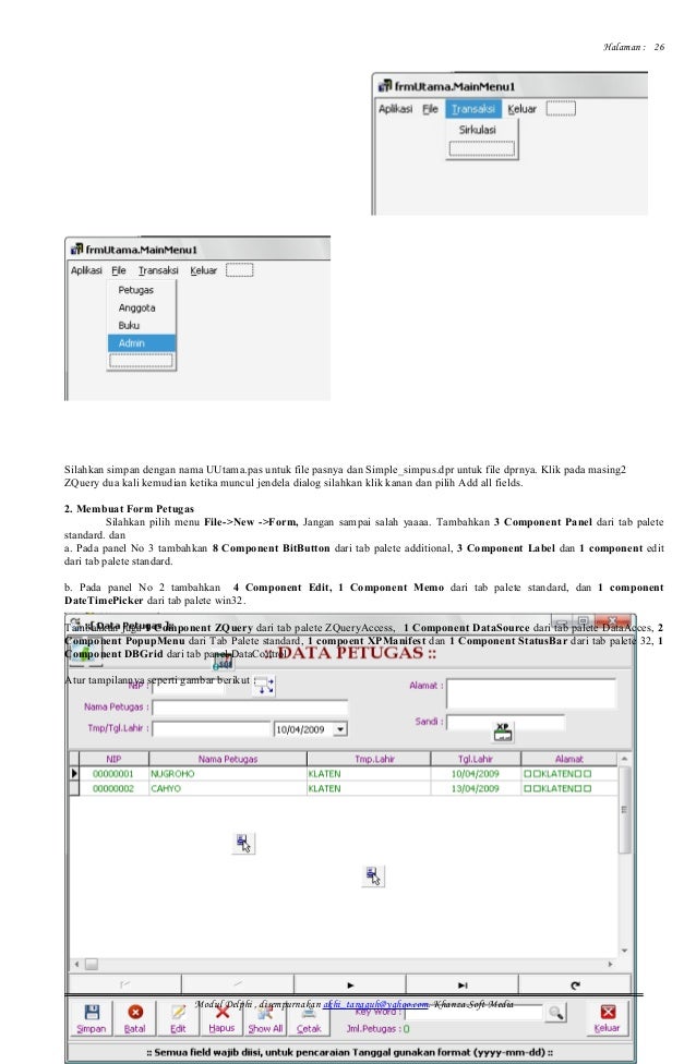 Modul Delphi ,buat pemula