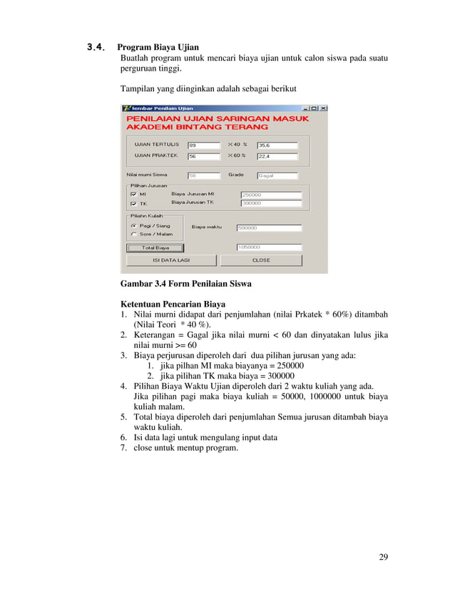 Modul delphi-7 | PDF