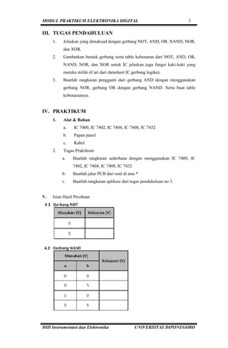 Modul elekronika-digital | PDF