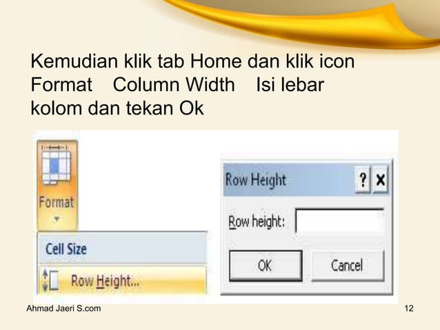 Modul Microsoft Excel Ppt Ppt