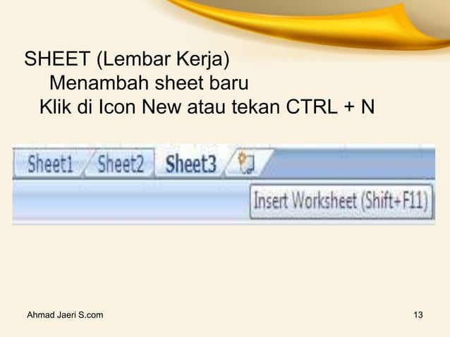 Modul Microsoft Excel PPT | PPT
