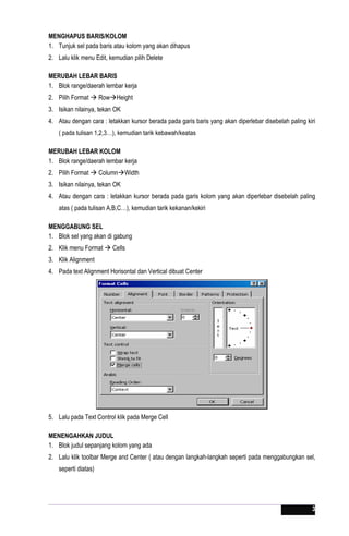 Modul excel-praktik | PDF