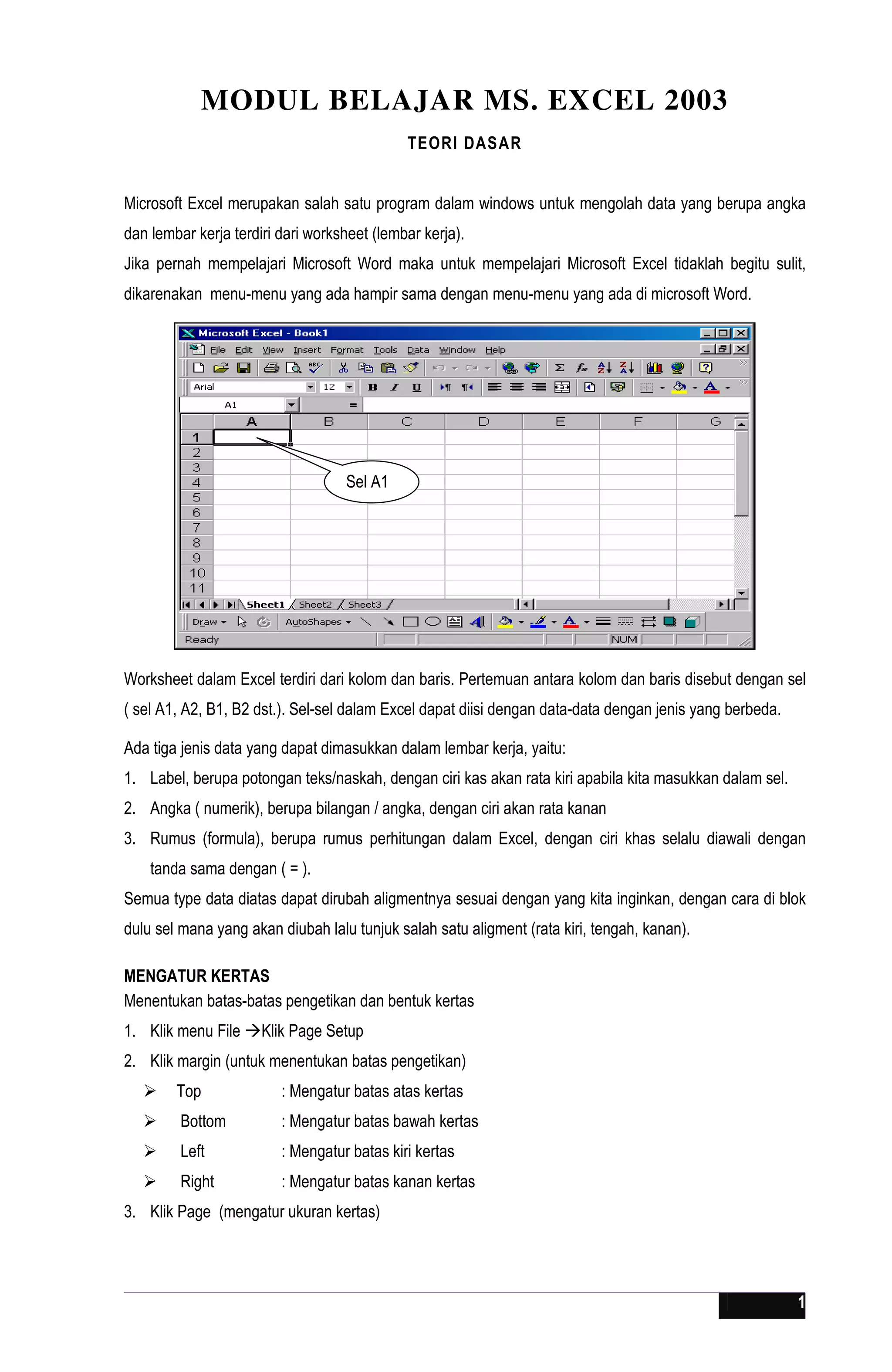 Modul excel-praktik | PDF