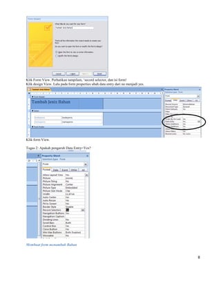 Modul ii-membuat-aplikasi-sederhana-toko-bahan-pakan | PDF