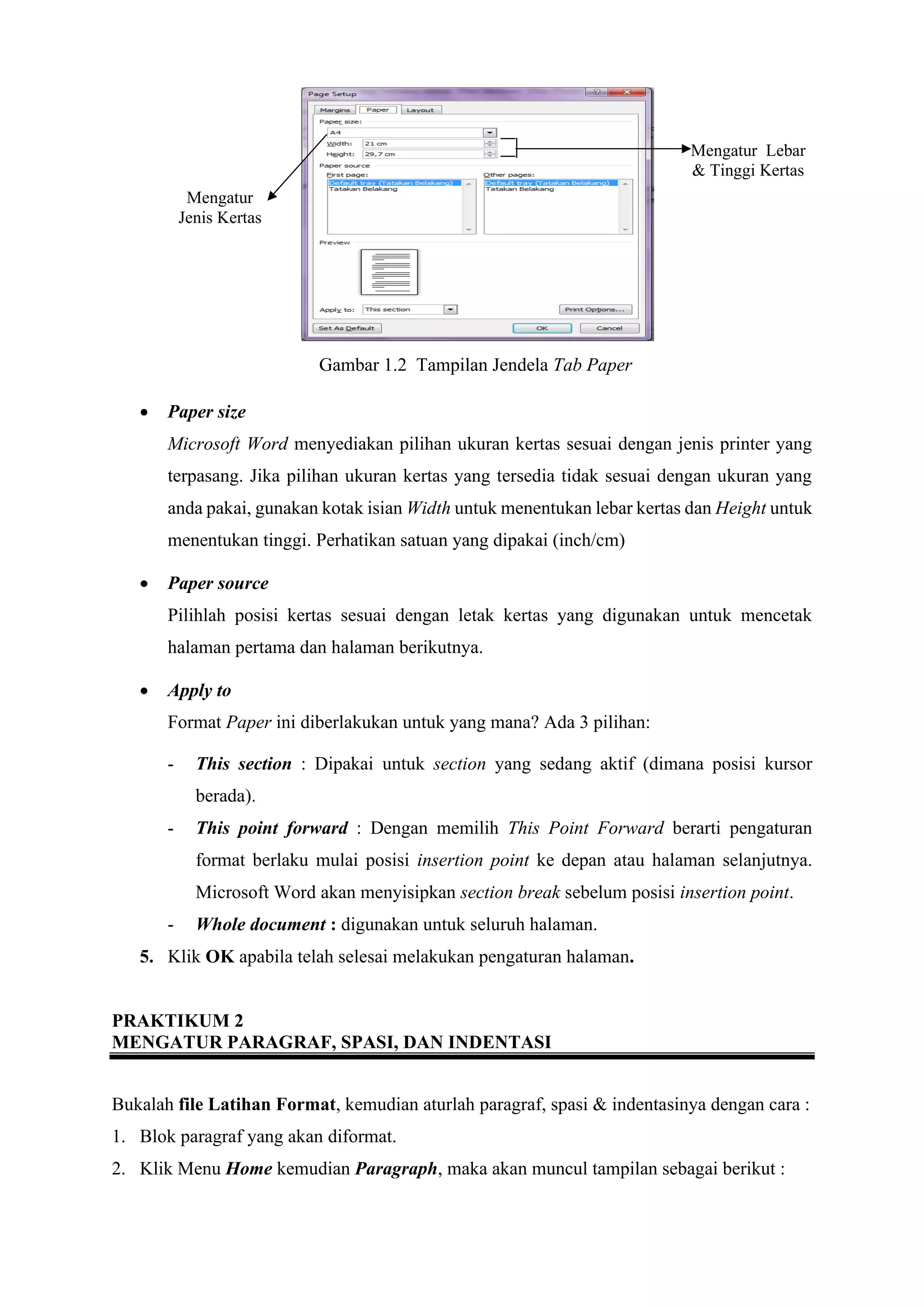 Modul - Indentasi | PDF