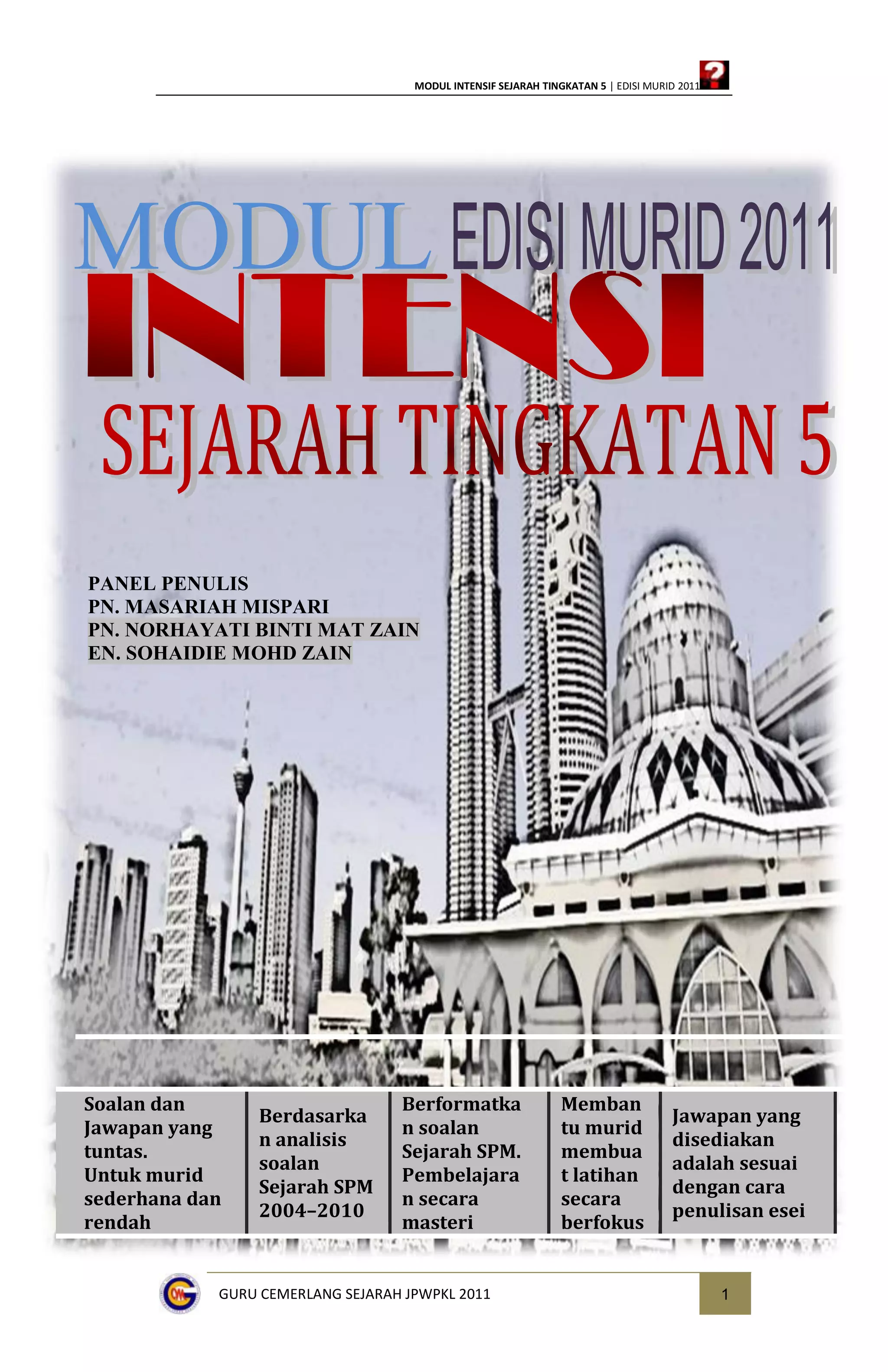 Modul Intensif T5 (Soalan) | PDF