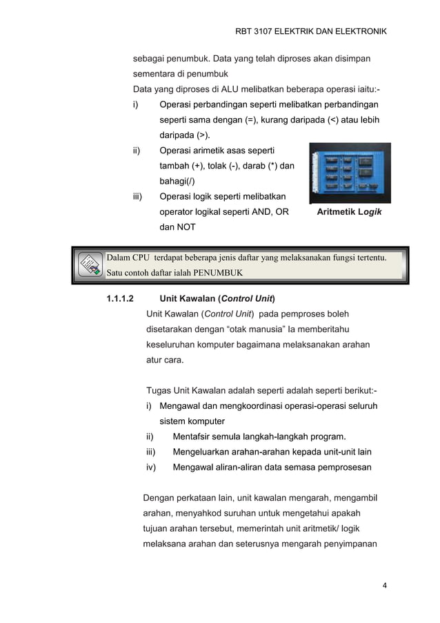 Asas teknologi komputer dan rangkaian | PDF