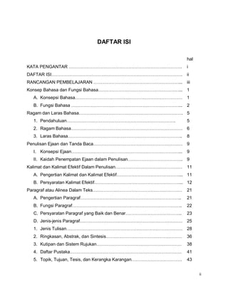 Modul kuliah-bahasa-indonesia-mku | PDF