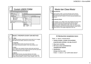 Modul kuliah-vba-lengkap ok | PDF
